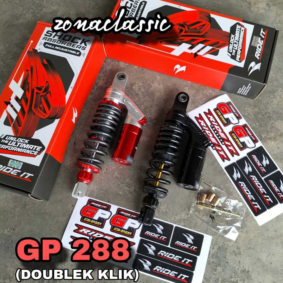 Jual SHOCK BREAKER RIDE IT GP 288 DOUBLE CLICK SKOK MATIC MIO BEAT ...