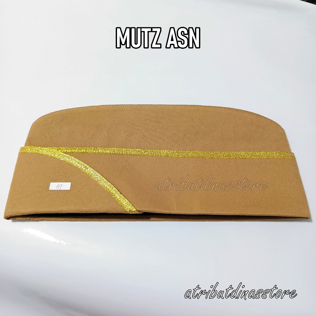 Jual MUTZ ASN TOPI MUT ASN LIS KUNING EMAS SESUAI PERMENDAGRI TERBARU ...