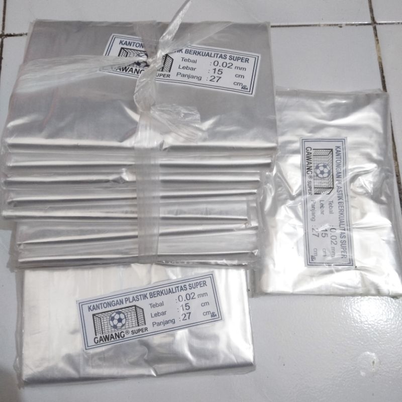 Jual Plastik Bening Transparan Foodgrade Kualitas Super isi 100lbr per ...