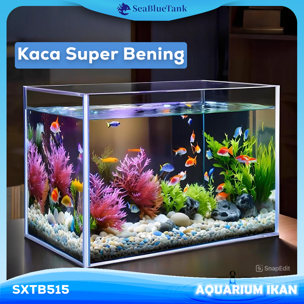 Jual SBT Akuarium Ikan Mini SXTB515 50cm/60cm Tangki Ikan Mini dengan ...