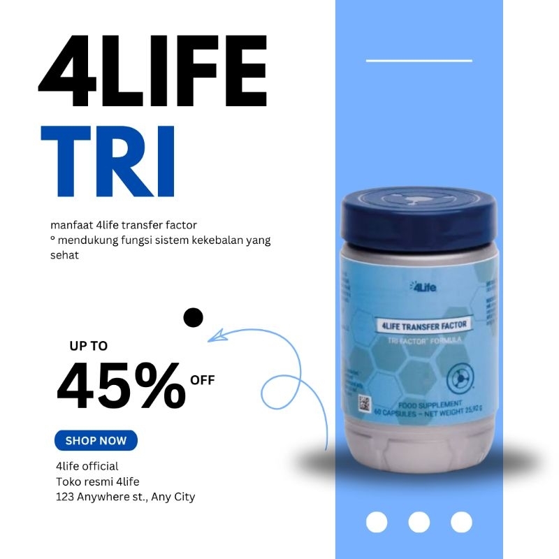 Jual 4LIFE TRANSFER FACFOR TRI FORMULA SUPLEMEN IMUNITAS MENJAGA ...