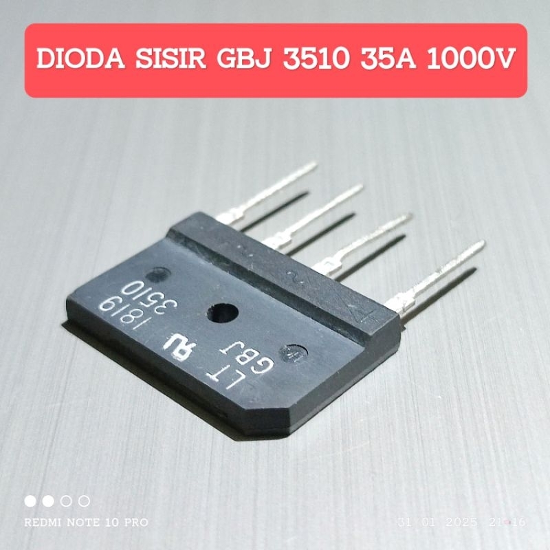 Jual DIODA SISIR GBJ 3510 DIODE 35A 1000V | Shopee Indonesia