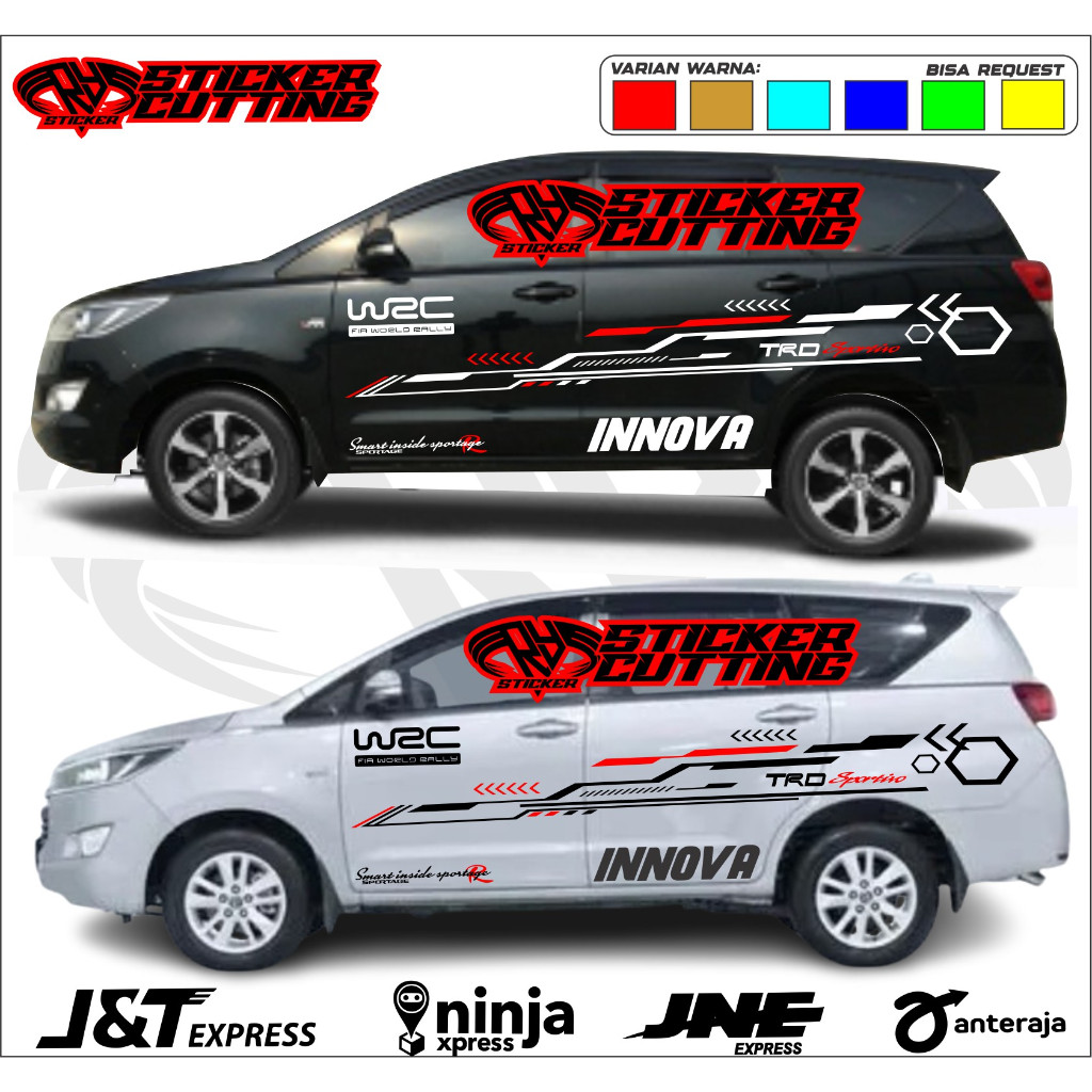 Jual stiker mobil body samping all new Honda avansa Xenia innova ...