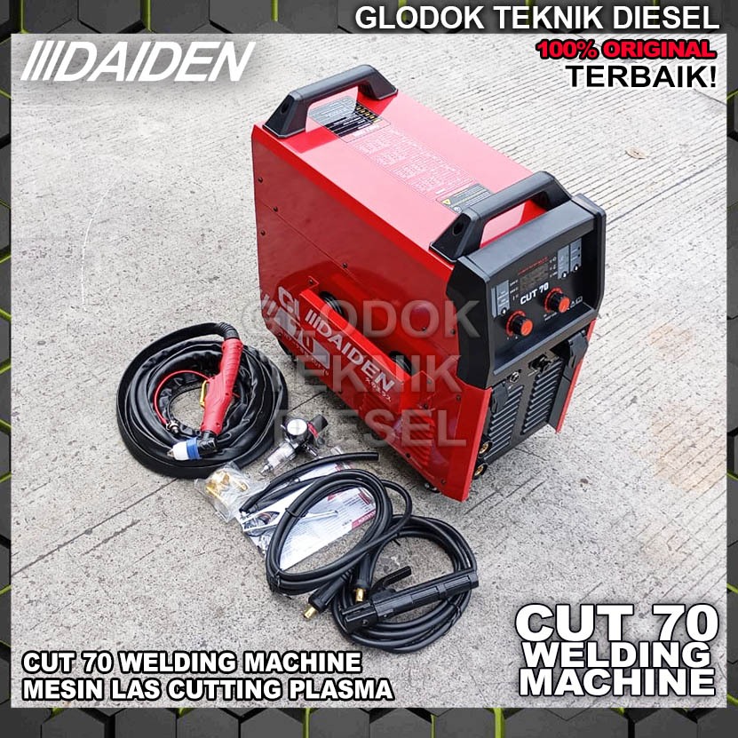 Jual MESIN LAS PLASMA CUTTING DAIDEN CUT 70 BUILT IN KOMPRESOR / MESIN LAS POTONG PLASMA DAIDEN ...