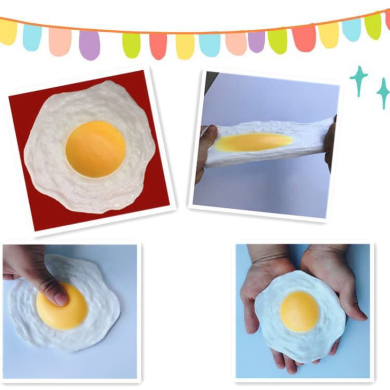 Jual mainan telur mata sapi squishy untuk edukasi | Shopee Indonesia