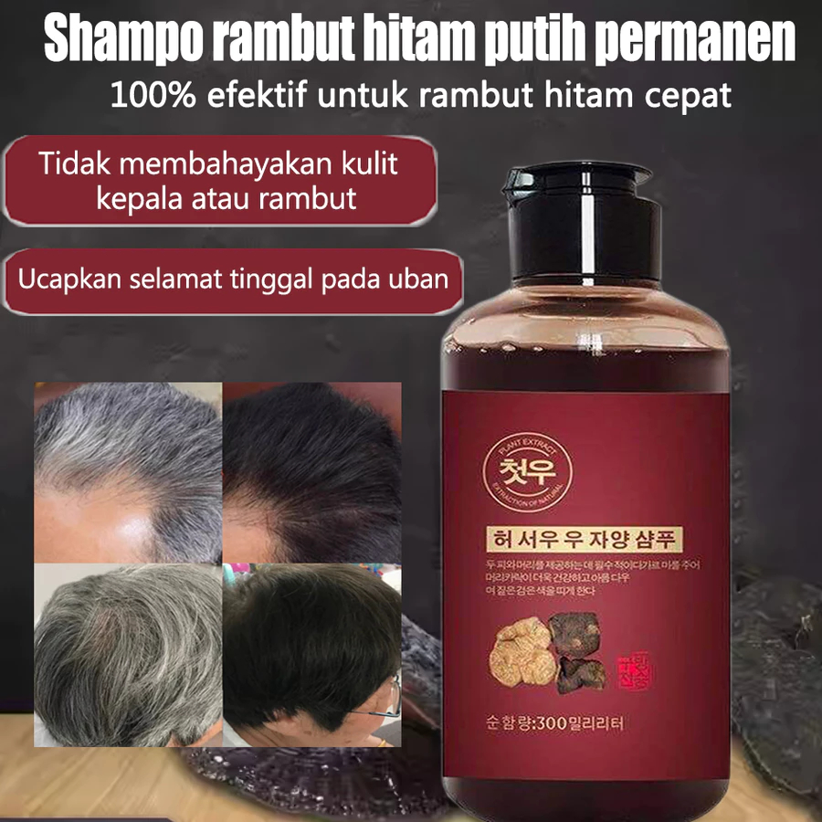 Jual Penghitam Rambut Uban Penumbuh Rambut Cepat Shampoo Anti Rontok ...