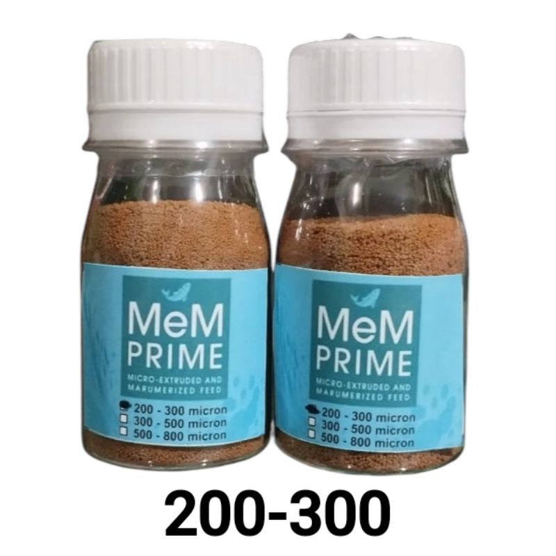Jual Mem prime 200-300 30gram makanan ikan | Shopee Indonesia