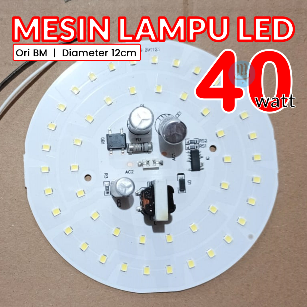 Jual Mesin Lampu LED 40 Watt AC BM Langsung Listrik 220v Trafo ...