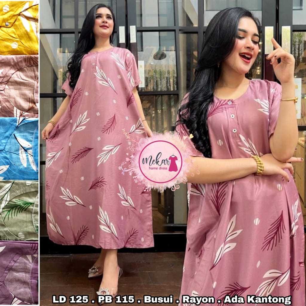 Jual DASTER JUMBO BUSUI DJ MAURA LD 120 TERBARU KANCING DEPAN LENGAN ...