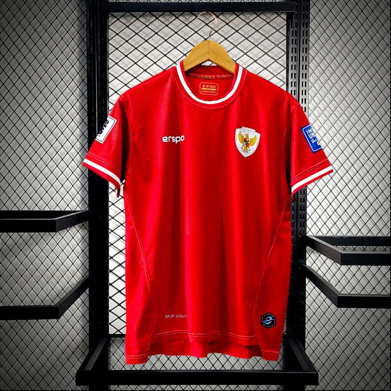 Jual BAHAN EMBOSS JERSEY ERSPO TIMNAS INDONESIA HOME MERAH 2025 JERSEY ...