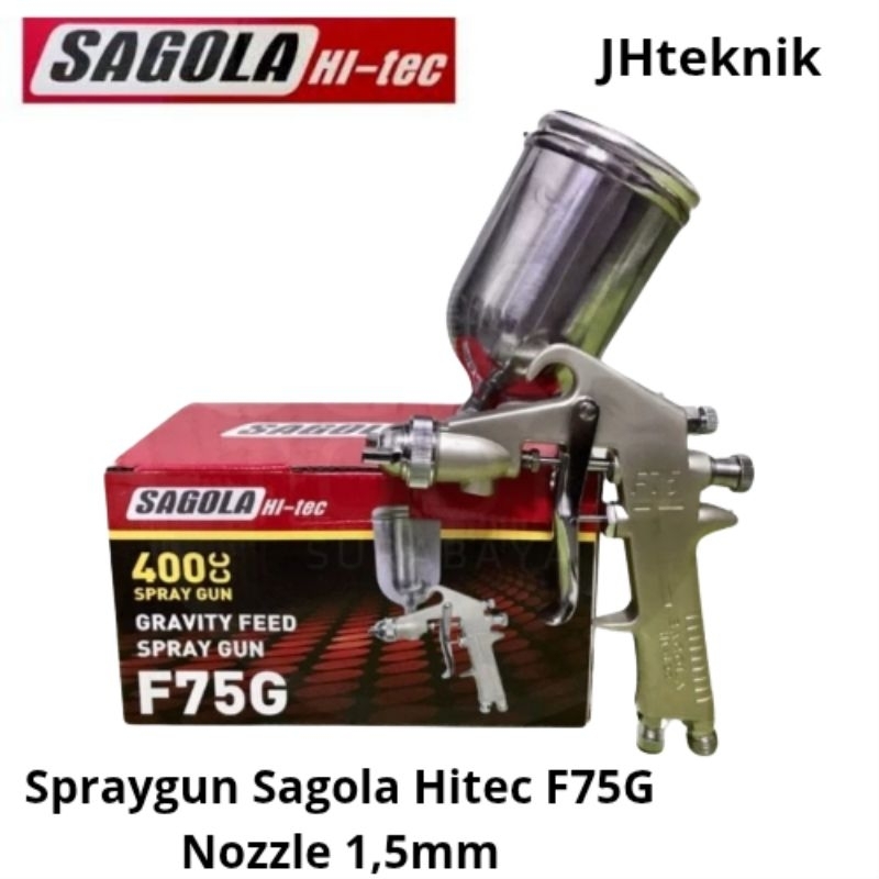 Jual Spray Gun Sagola F75G Hitec/Sped Cat Sagola F75G Hitec/Semprotan ...