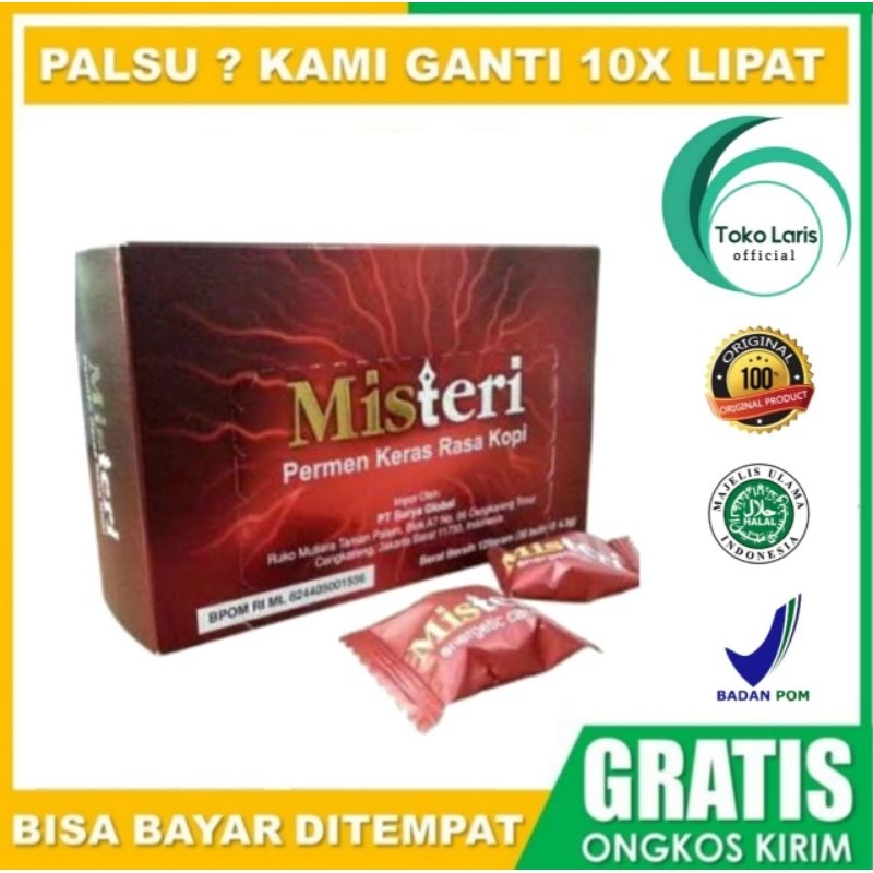 Jual MISTERI CANDY PERMEN RASA KOPI DENGAN GINSENG - 1 BOX | Shopee ...