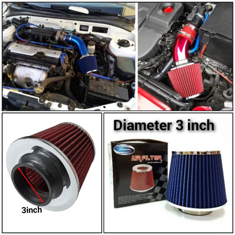 Jual Simota Air Intake Open Filter Universal Mobil | Shopee Indonesia
