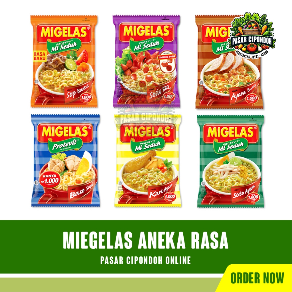 Jual Migelas Aneka Rasa Sop Buntut / Sosis BBQ / Ayam Bawang / Baso ...