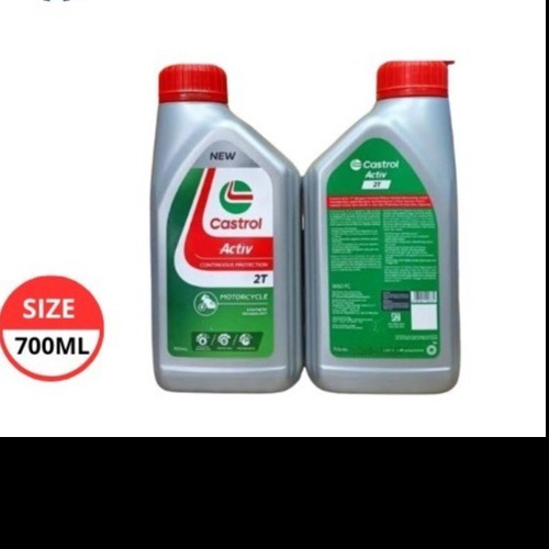 Jual CASTROL ACTIV 2 TAK LOW SMOKE oli samping 700ml isi 12 | Shopee ...