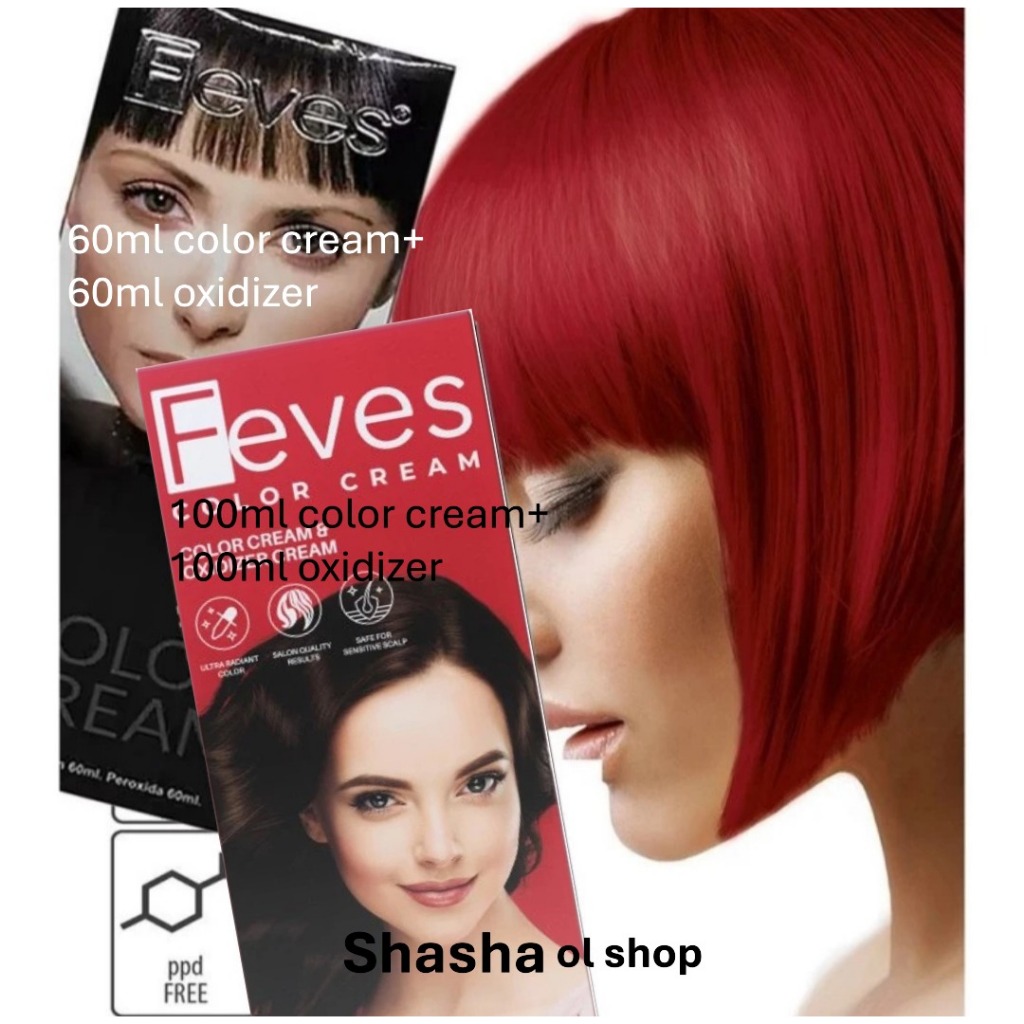 Jual FEVES HAIR COLOR I PEWARNA RAMBUT 100ml expire 2026-2027 | Shopee ...