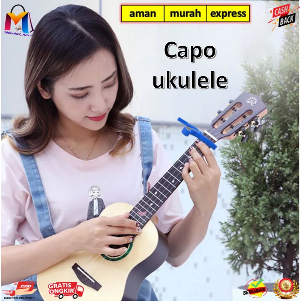 Jual Capo Gitar Ukulele Kentrung Penjepit Gitar - Bahan Rubber Plastik ABS - Harga Murah ...