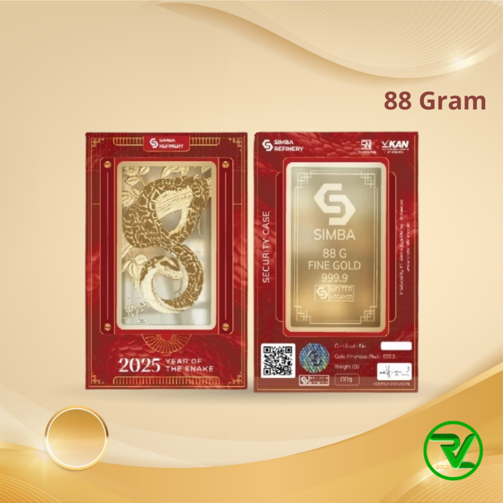 Jual RVL Logam Mulia SIMBA SNAKE ( LM ) 88 Gram | Shopee Indonesia