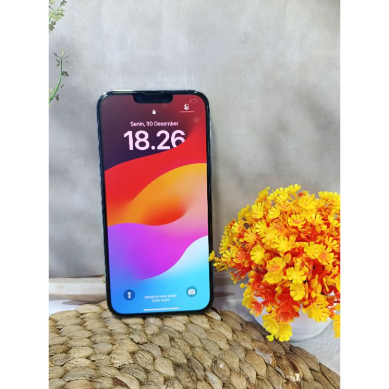 Jual IPHONE 13 PROMAX 128 GB SECOND IBOX | Shopee Indonesia