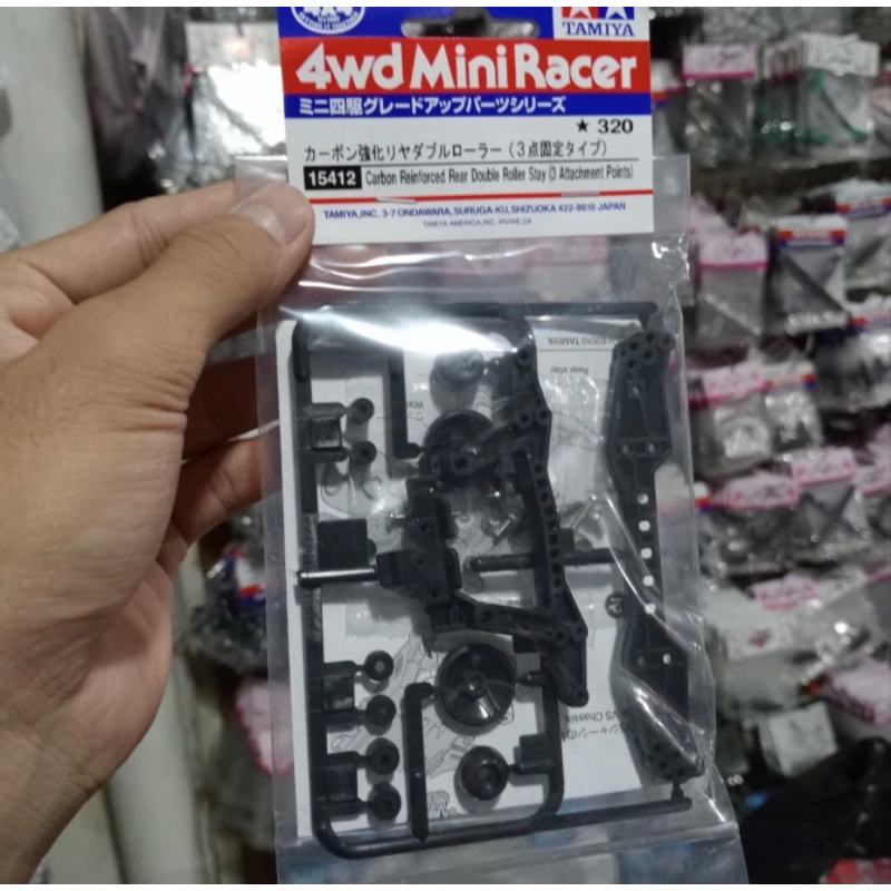 Jual TAMIYA 15412 CARBON REINFORCED REAR DOUBLE ROLLER STAY 3 POINT ...