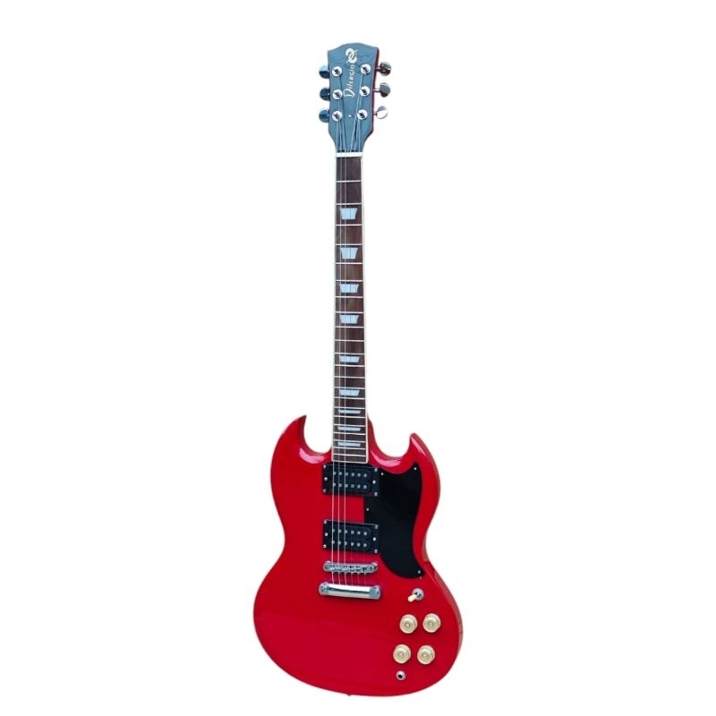 Jual Difergio Original Gitar elektrik Model gibson SG merah | Shopee ...