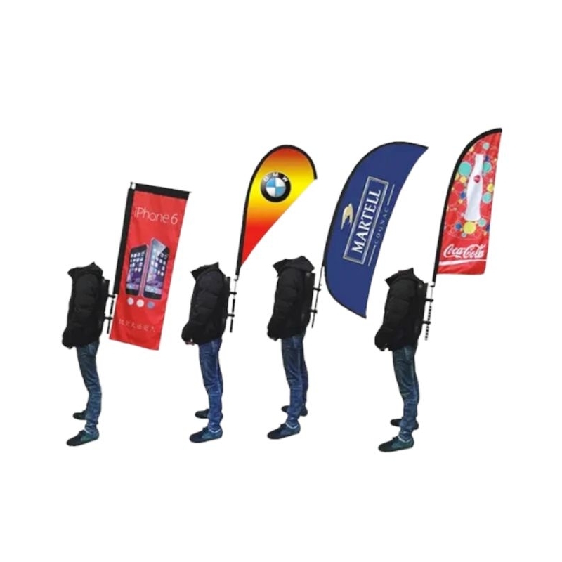 Jual Backpack Flag Banner Backpack Flying Banner | Shopee Indonesia