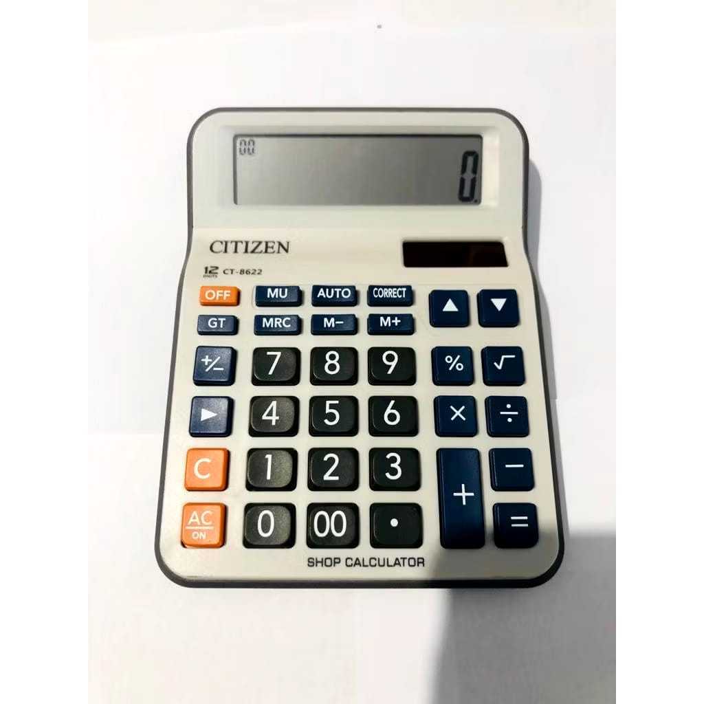 Jual Kalkulator dagang 12 digit citizen CT-8622 | Shopee Indonesia