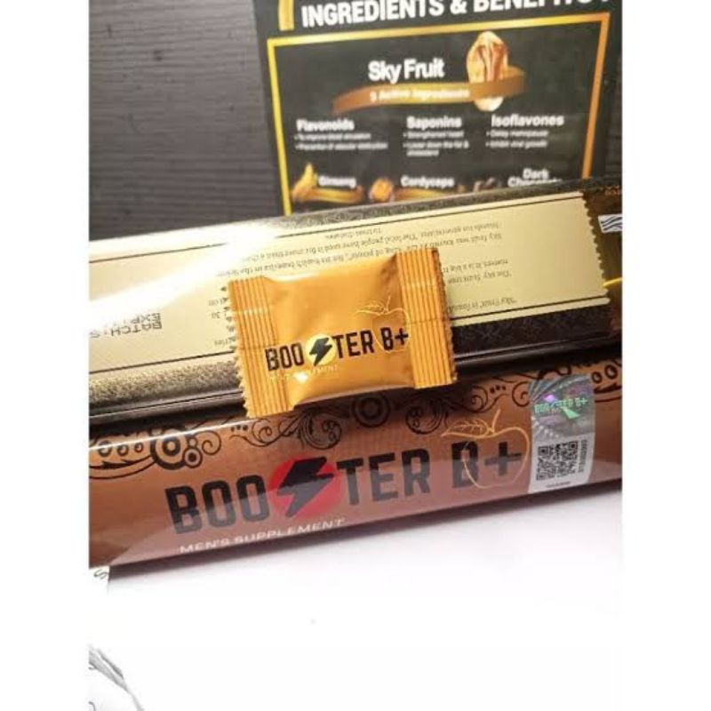 Jual PERMEN BOOSTER B+ ORIGINAL RASA EKSTRAK JERUK HARGA 1 KALENG ...