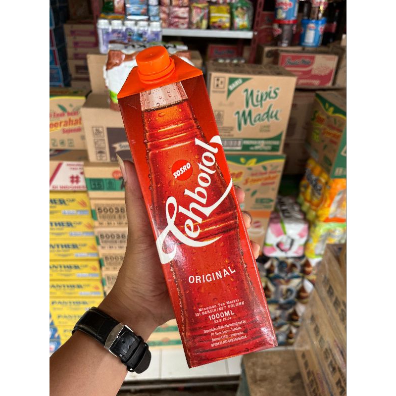 Jual TEH BOTOL TEH BOTOL KEMASAN 1 LITER 1 DUS ISI 12 BOTOL DISKON HARI ...
