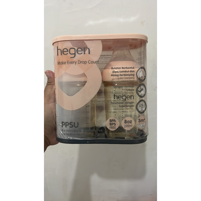 Jual Hegen PCTO feeding bottle PPSU 240ml | Shopee Indonesia