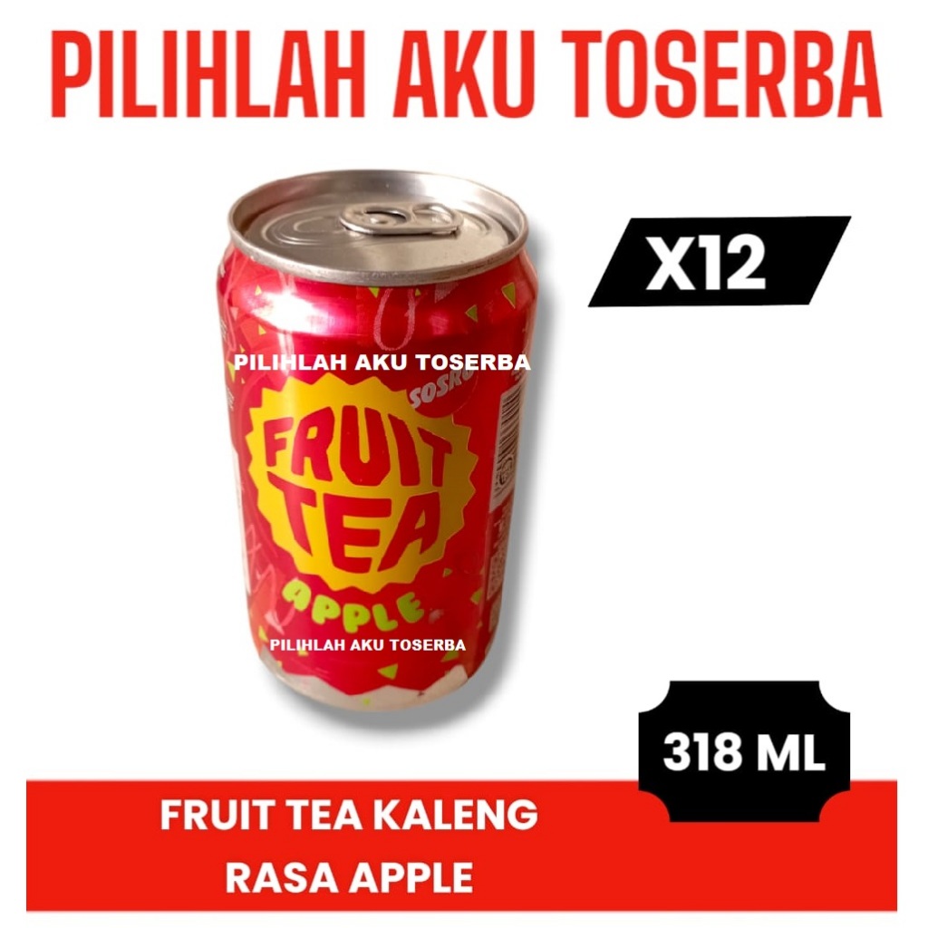 Jual Fruit Tea Sosro APEL KALENG 318 ml - ( HARGA 12 KALENG ) | Shopee ...