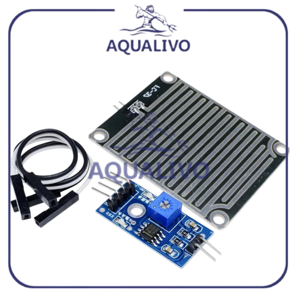 Jual Sensor Tetesan Air Hujan Raindrops Detection Module Pendeteksi ...