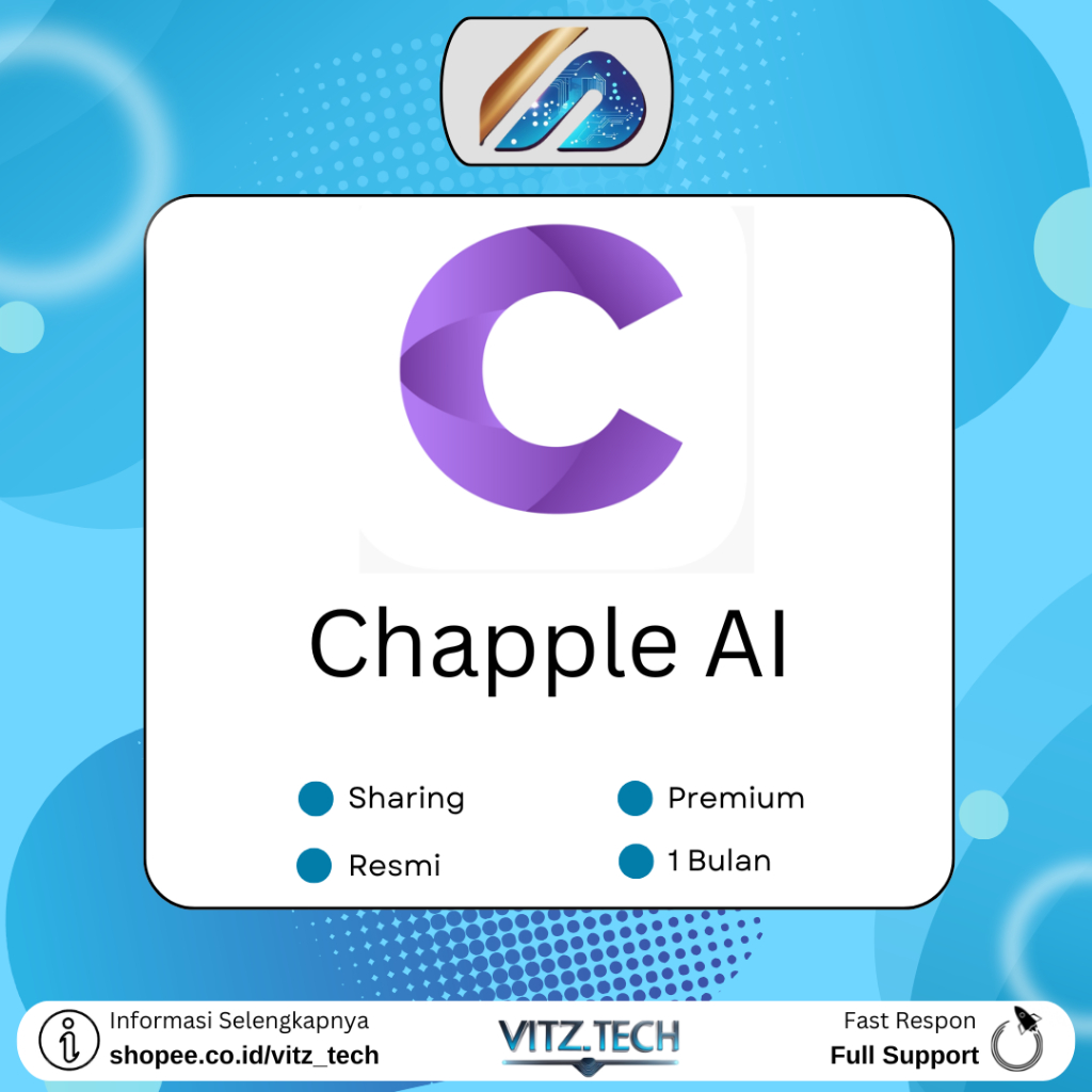 Jual Chapple Ai Private - 1 Bulan AI Content, AI Image, ChatBot | Shopee Indonesia