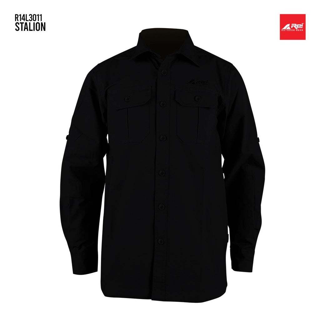 Jual Kemeja Panjang Pria Stalion V2 Arei Outdoorgear - Hitam | Shopee ...
