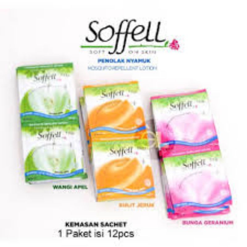 Jual Soffel Lotion Anti nyamuk ( 1 Renceng Isi 12 ) | Shopee Indonesia