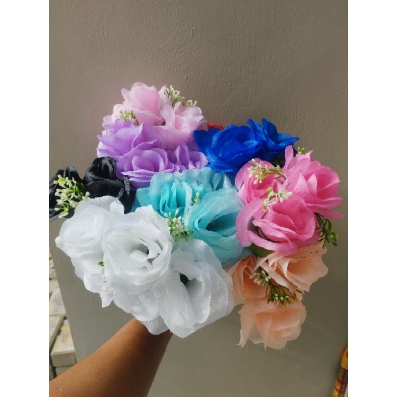 Jual Bunga Mawar Rose Of Cabang 5&7 Bahan Kain Dan Plastik - rose ...