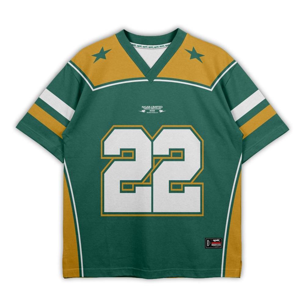 Jual Ngab Jersey Vintage Limited Green Yellow JERSEY004 Oversize Pria ...