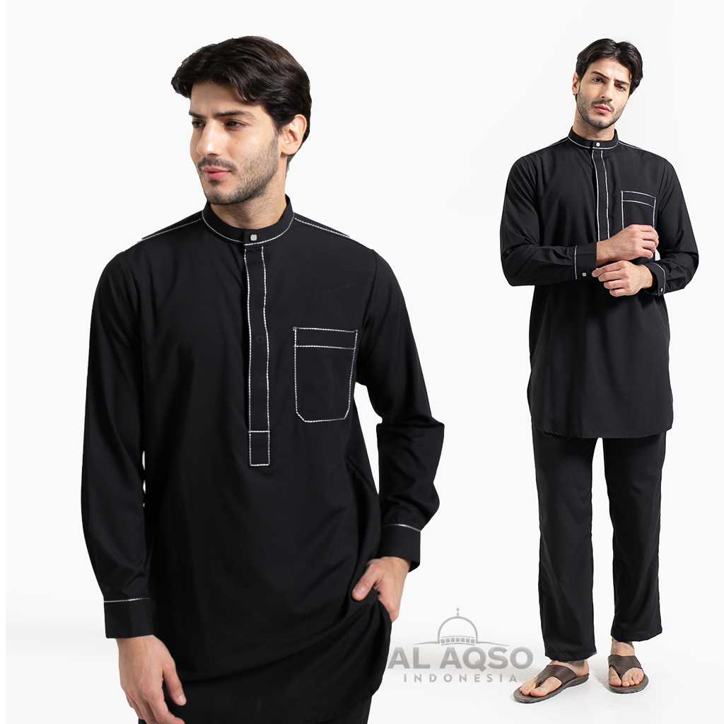 Jual Al Aqso Kurta Set Baju Koko Setelan Pakistan Alif Premium Dewasa ...
