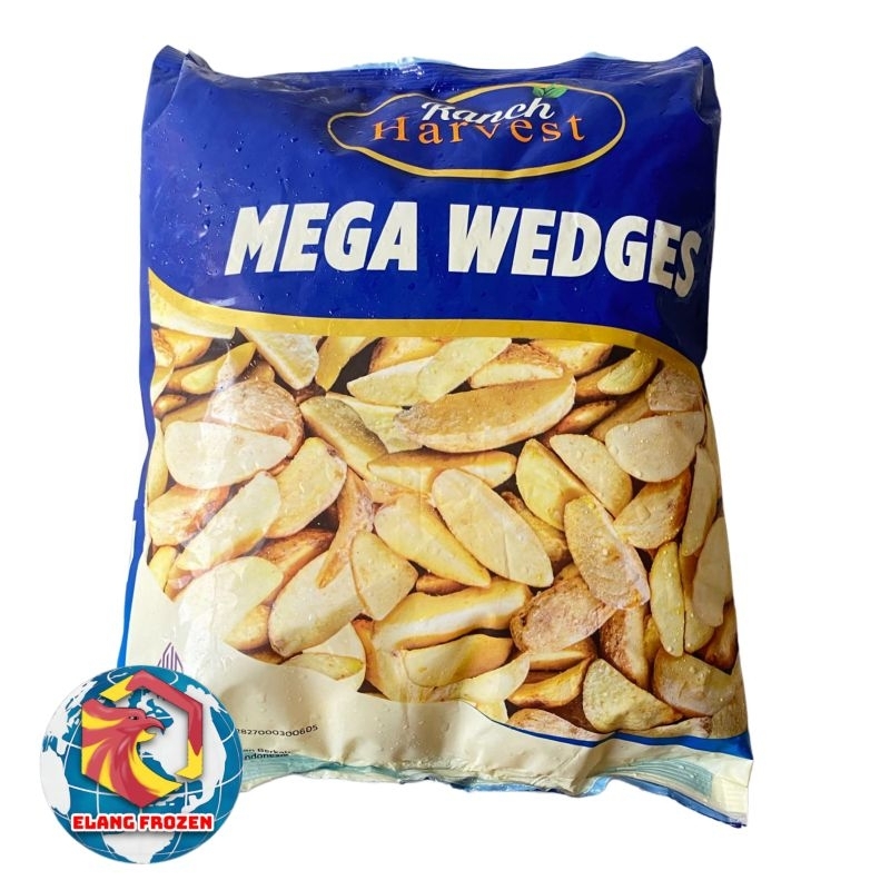Jual Ranch Harvest Potato Mega Wedges Kentang Goreng 1kg | Shopee Indonesia