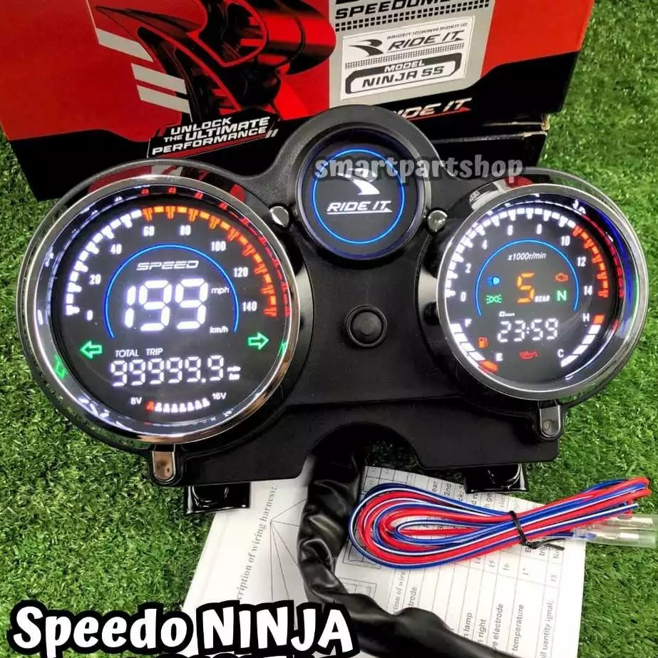 Jual Spidometer Ninja Ss GEN 2 DIGITAL Ninja R Speedometer Ninja Ss ...