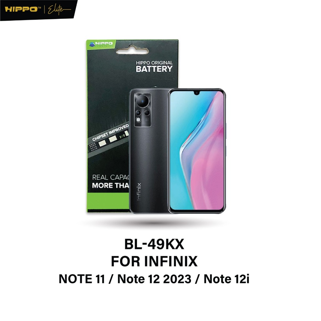 Jual Hippo Baterai INFINIX BL-49KX INFINIX NOTE 11/ NOTE 12 2023 / NOTE ...