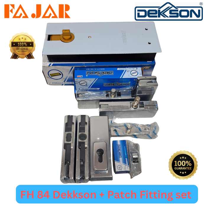 Jual Floor Hinge FH 84 Dekkson + Patch Fitting (PT 10, PT 20, US 10) | Shopee Indonesia