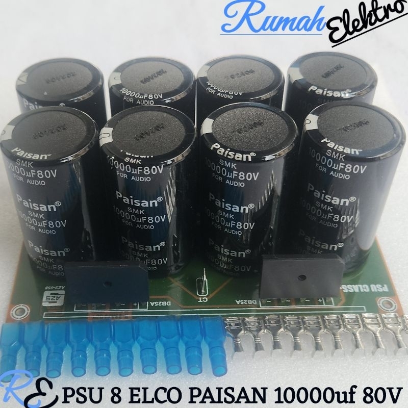 Jual KIT PSU 8 ELCO PAISAN 10000uf 80V LENGKAP BERKUALITAS | Shopee ...