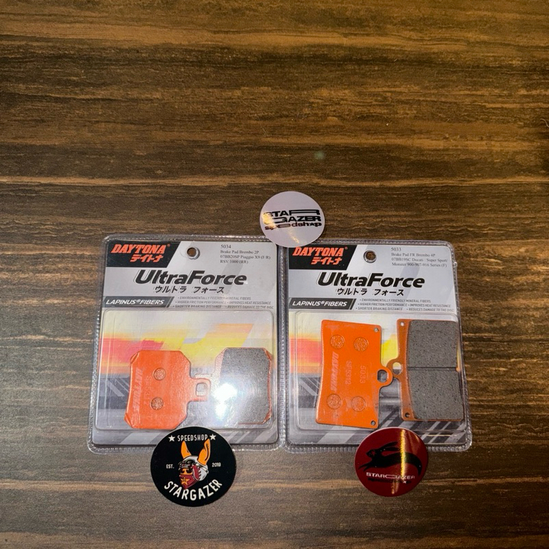 Jual Kampas Rem Daytona Lapinus Fibers 2 Piston 4 Piston Besar, Kaliper ...