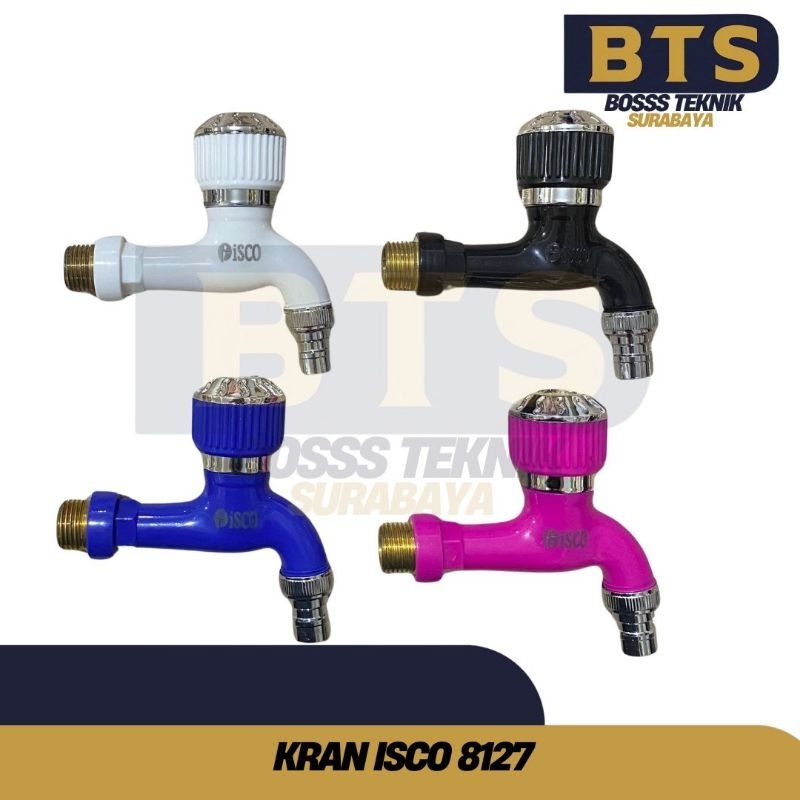 Jual kran air taman isco 8127 drat kuningan model bulat mahkpota drat ...