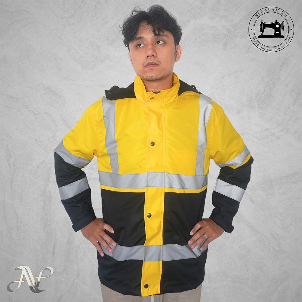 Jual ANV Jaket Tambang Jaket Outdoor Gunung Waterproof Riding Safety ...