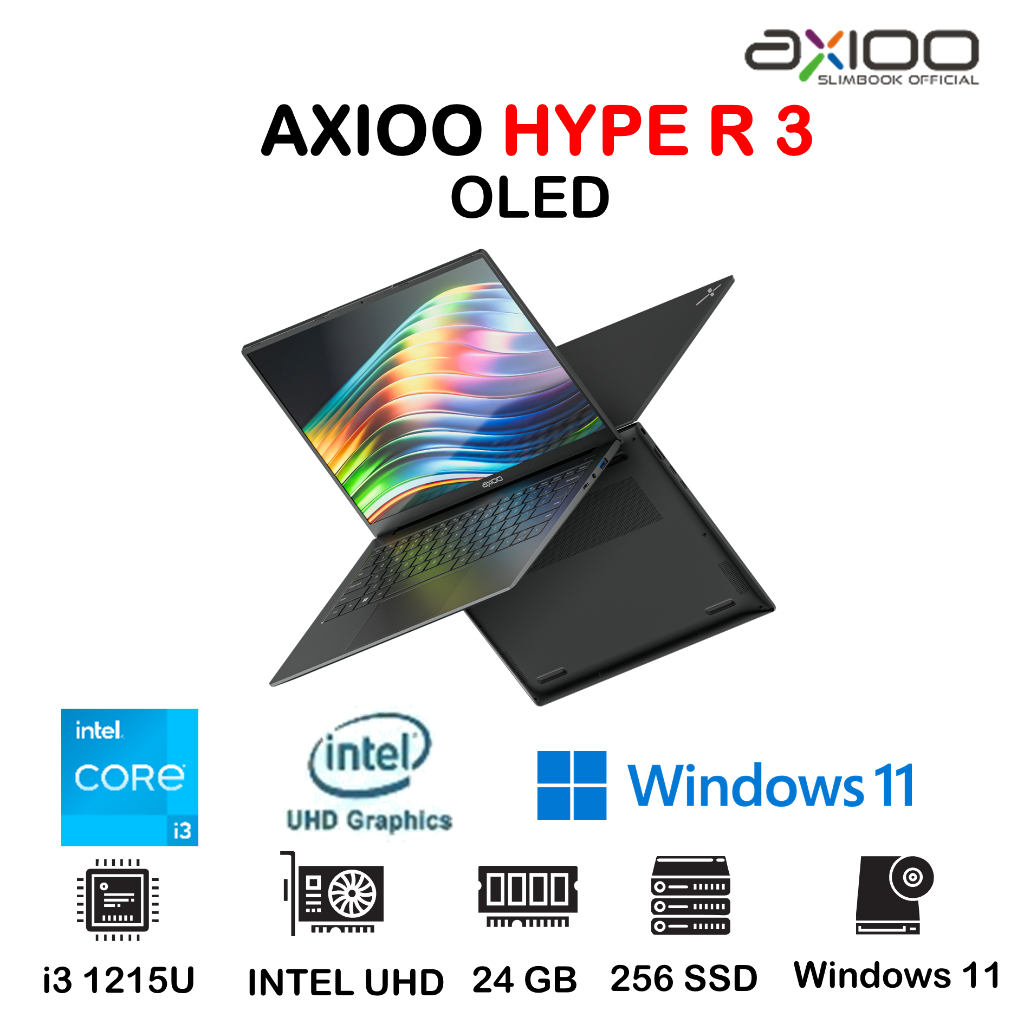 Jual LAPTOP AXIOO HYPE R 3 OLED i3 1215U 24GB 256GB WINDOWS 11 | Shopee ...