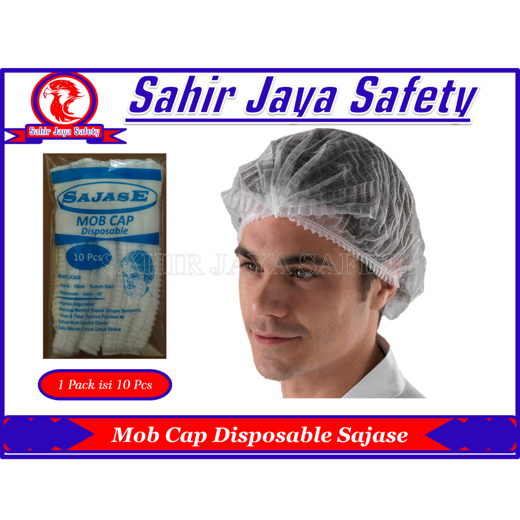 Jual Hair Cap Medis Head Cap Medis Nurse Cap Hairnet Medis 1 Pack isi ...