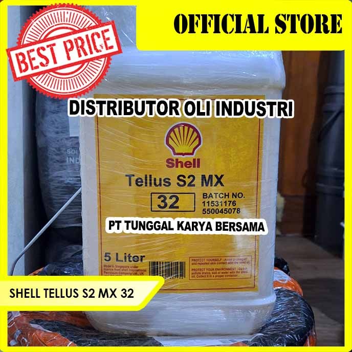 Jual SHELL TELLUS S2 MX 32 ( Kemasan 5 Liter - Ready Stock ) | Shopee ...
