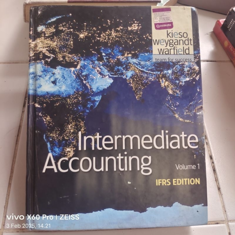 Jual BUKU INTERMEDIATE ACCOUNTING VOLUME 1 IFRS EDITION BY KIESO ...